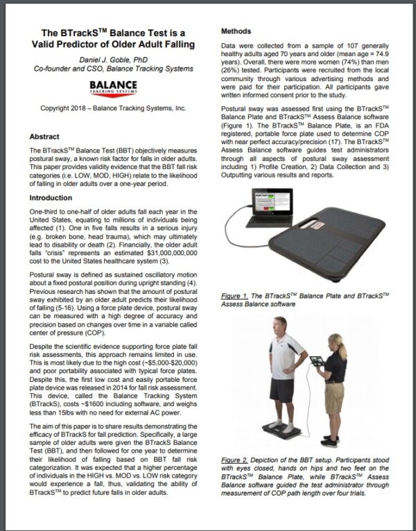 Resources – BTrackS – Affordable Force Plate Balance Systems